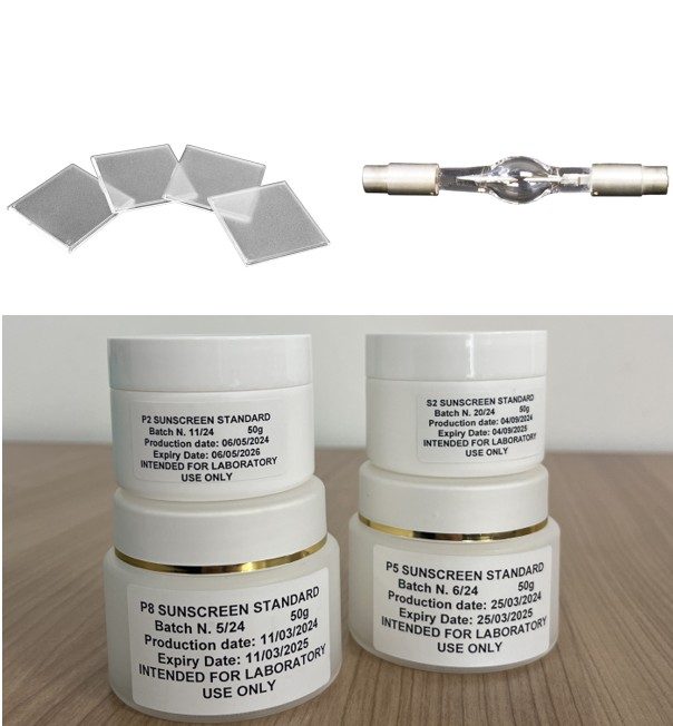 Consommables : Lampe multiport, standard, plaques PMMA – Monaderm